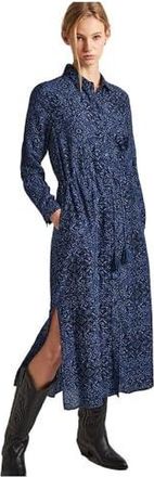 Pepe Jeans London Pazzi Robe, Bleu (Dulwich Blue), M Femme