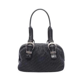 Dior Pre-owned Cuir sacs-dior - Femme - Pre-owned - Noir - Taille: ONE Size