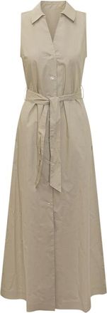 Woolrich Femme, Robes, Beige, Taille: 44 FR Belted Shirt Dress