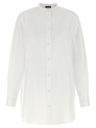Dolce & Gabbana Womens White Cotton Blouse