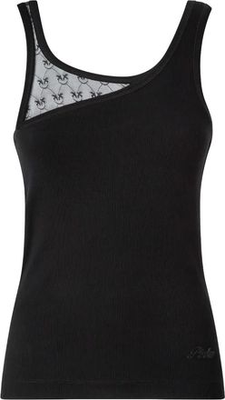 Pinko Pinko, Femme, Tops, Noir, Taille: 38 FR Cupboard Canotta Costina