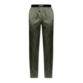 Tom Ford Seidenpyjamahose - - Nightwear & Lounge - Herren - Gr&uuml;n - L