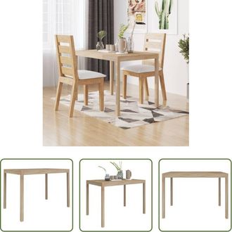 vidaXL Akazienholz Esstisch - Esstisch 110x70x75 cm Massivholz Akazie