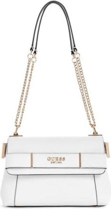 Guess Anadela Convertible Xbody Flap Bag White