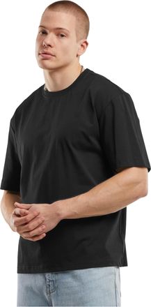 Build Your Brand Mens BY364-Sorona Loose Fit Tee T-Shirt, Black, L