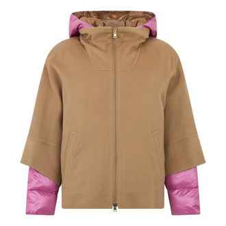 Herno Kapuzenjacke mit Lagen-Look - - Jackets - Damen - Beige - S