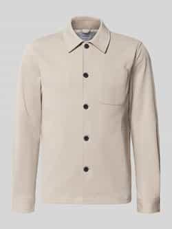 Lindbergh Slim Fit Hemdjacke mit Viskose-Anteil