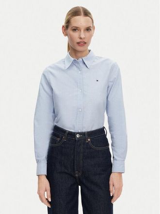 Tommy Hilfiger Hemd WW0WW46111 Blau Relaxed Fit
