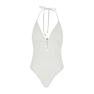 Tory Burch Damen, Bademode, Wei&szlig;, LGr&ouml;&szlig;e