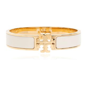 Tory Burch Kira Emaille Armreif - - Accessories - Damen - Beige - M