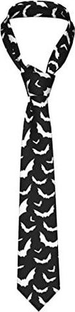 Generic Cravate Pour Hommes Chauves-Souris Jumusi Halloween Gothique Classique Tie R&eacute;glable Cravates Homme Pour F&ecirc;te Remise De Dipl&ocirc;me Travail