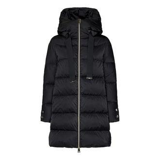 Herno A-Shape Jacket - - Coats - Damen - Schwarzk - XL