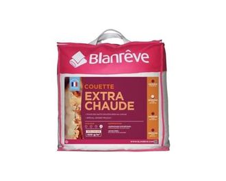Blanr&ecirc;ve BLANREVE Couverture en Microfibre Super Chaude - 200 x 200 cm - Blanc