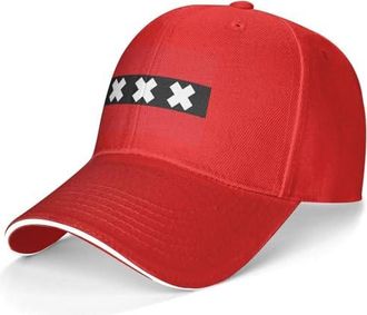 Generic Sun Protection Casquettes Drapeau De La Ville Classique Baseball Casquette Vintage Sunhat pour Femmes Course Cyclisme