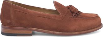 Heinrich Dinkelacker Slipper & Pantoletten - Loafer Wien Plain Tassel V - Gr. 40,5 (EU) - in Braun - für Damen
