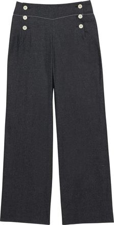 Ines De La Fressange Femme, Pantalons, Bleu, Taille: 34 FR Gabriel bridge trousers