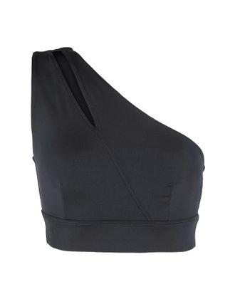 8 by YOOX RECYCLED POLY CUT-OUT DETAIL ASYMMETRIC TOP