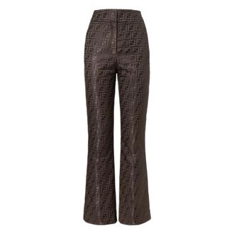 Fendi Damen, Hosen, Braun, 2XSGr&ouml;&szlig;e