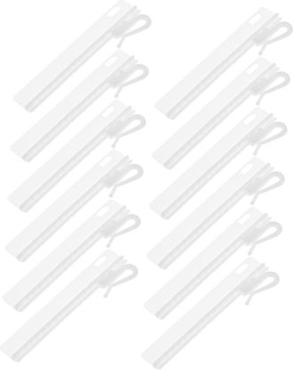 Aboofan Vorhanghaken Kunststoff Einstellbar Für Plissee Und Transparente Vorhänge Verstellbare Fenster Gardinenhaken Mit Glatter Oberfläche Und Abgerundeten E