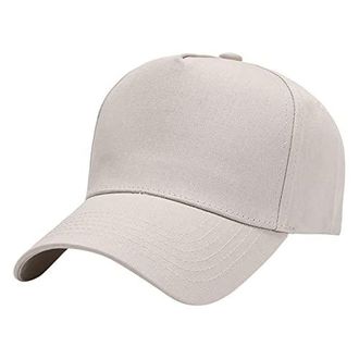 Generic Chapeau de soleil pour lext&eacute;rieur - Casquette de baseball pour homme et femme - Couleur unie - Visi&egrave;re pour femme, kaki, Taille unique