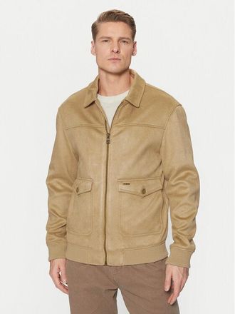 Guess &Uuml;bergangsjacke M5RL01 WGU72 Beige Regular Fit