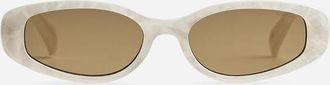 Komono Sonnenbrille Emery Von KOMONO -Wei&szlig;