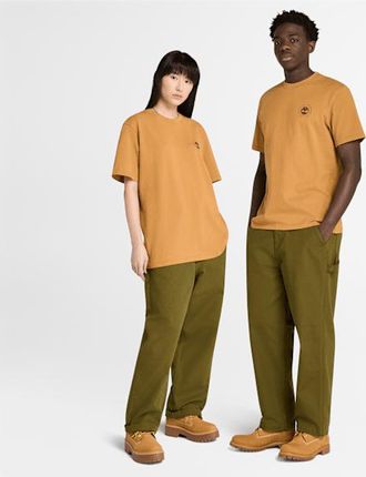 Timberland All Gender Carpenter-Hose aus gewaschenem Duck-Canvas in Dunkelgrün, Grün, Größe