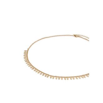 Au Printemps Paris Collier fin Petite feuille