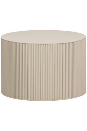 Livetastic Beistelltisch Sanne, Beige, Holzwerkstoff, rund, 60x40x60 cm, Wohnzimmer, Wohnzimmertische, Beistelltische