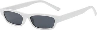 Generic Lunettes De Soleil &Agrave; Petite Monture For Hommes, For Lext&eacute;rieur, Le Sport, Les Vacances, D&eacute;placements, La Conduite(White)