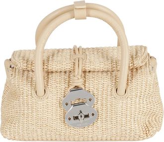 Zanellato Femme, Sacs, Brun, Taille: ONE Size Wicker Postina