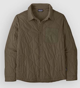 Patagonia Daily Quilted Shirt Jacke basin green