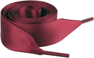 Jamron Plat Soie Ruban Satin Lacet 2CM Large pour Sneakers Ballerines Escarpin P13 Bourgogne 160 CM