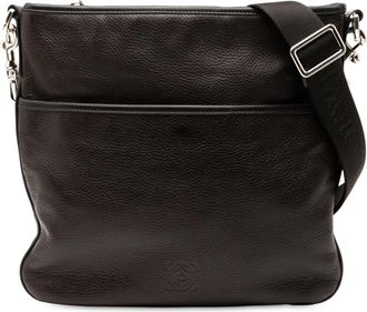 Loewe Hobo Bags - Anagram Leather Crossbody - Gr. unisize - in Braun - f&uuml;r Damen