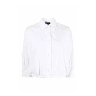 Emporio Armani Wei&szlig;e Casual Hemden 3K2C682N0Fz0100 - - Blouses & Shirts - Damen - Wei&szlig; - XL