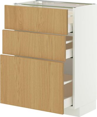 IKEA METOD / MAXIMERA Unterschrank mit 3 Schubladen