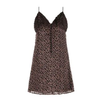 Saint Laurent Velvet Mini Dress - - Dresses - Damen - Mehrfarbig - M