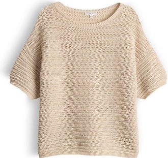 OPUS Strickpullover Pinse breath aus Grobstrick mit dezenter Struktur Lochstrickmuster, Casual - ideal f&uuml;r Alltag und moderne Looks