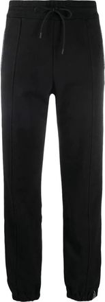 Msgm Msgm, Femme, Pantalons, Noir, Taille: 40 FR Logo Band Cotton Track Pants