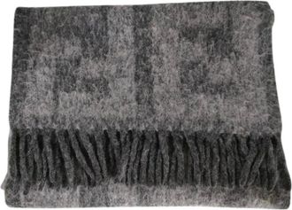 Fendi Pre-owned Stole - Femme - Pre-owned - Gris - Taille: ONE Size