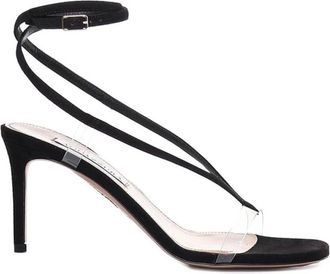 Aquazzura Femme, Chaussures, Noir, Taille: 39 EU Escarpins &agrave; talons hauts en cuir de veau