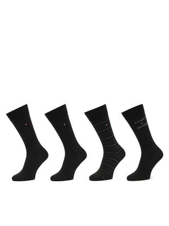 Tommy Hilfiger Lange Socken 701241158 Schwarz