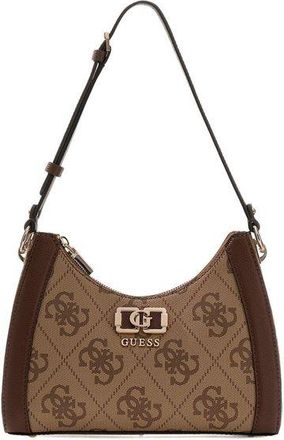 Guess Schultertasche Latte Logo/Braun