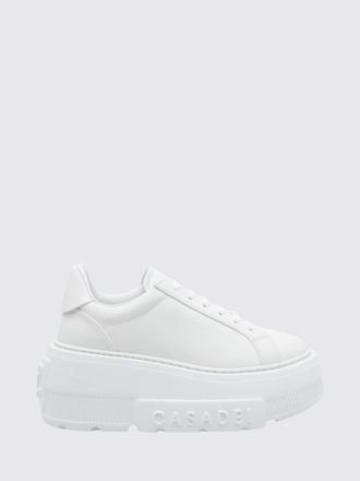 Casadei Baskets compens&eacute;es &agrave; plateforme Nexus en cuir lisse