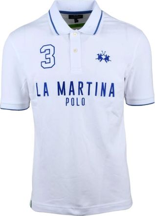 La Martina Homme, Tops, Blanc, Taille: 2XL Polo