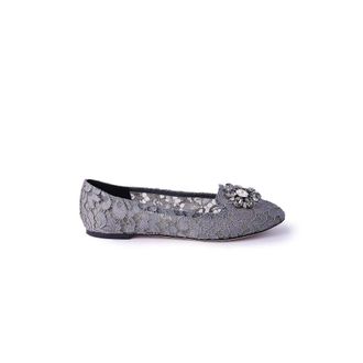 Dolce & Gabbana Damen, Schuhe, Grau, 40 1/2 EUGr&ouml;&szlig;e