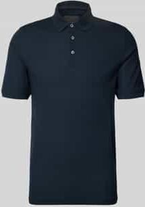 Bugatti Slim Fit Poloshirt mit Strukturmuster