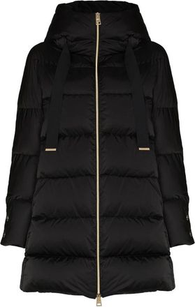 Herno Schwarze Winterm&auml;ntel - - Jackets - Damen - Schwarzk - XL