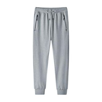 Generic Pantalon de jogging pour homme - D&eacute;contract&eacute; - Coupe droite - Pour le printemps, l&eacute;t&eacute;, lautomne et lhiver, gris, 5XL