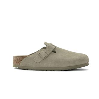 Birkenstock Arizona Pantoletten aus ge&ouml;ltem Leder - - Shoes - Herren - Gr&uuml;n - 42 EU